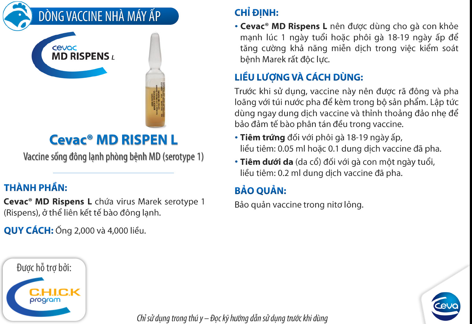 Cevac MD RISPEN L - tantiendanang.com